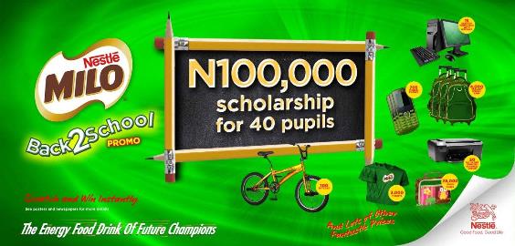 NESTLE MILO BACK 2 SCHOOL PROMO - Promos in Nigeria