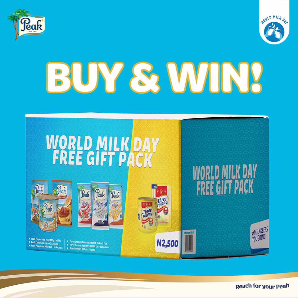 Peak Milk Buy And Win Promo, To Mark World Milk Day, 2020. - Promos in ...