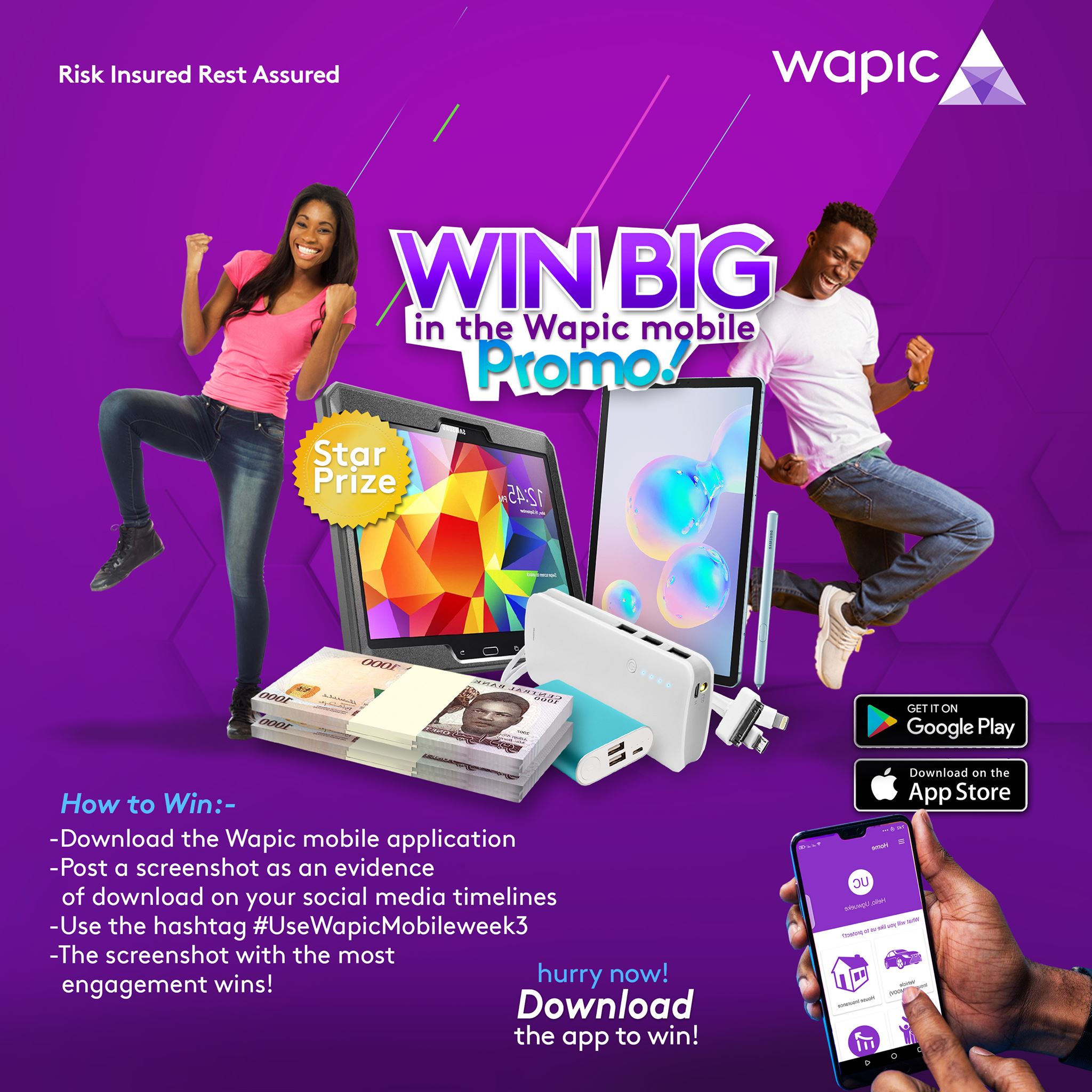 With Loads of Prizes in the Wapic Mobile Promo. - Promos in Nigeria