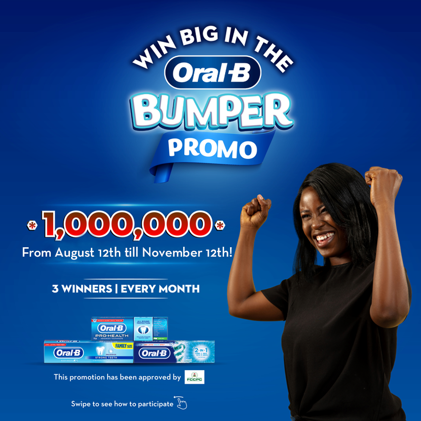 Oral-B Bumper Promo is Still on !!! - Promos in Nigeria