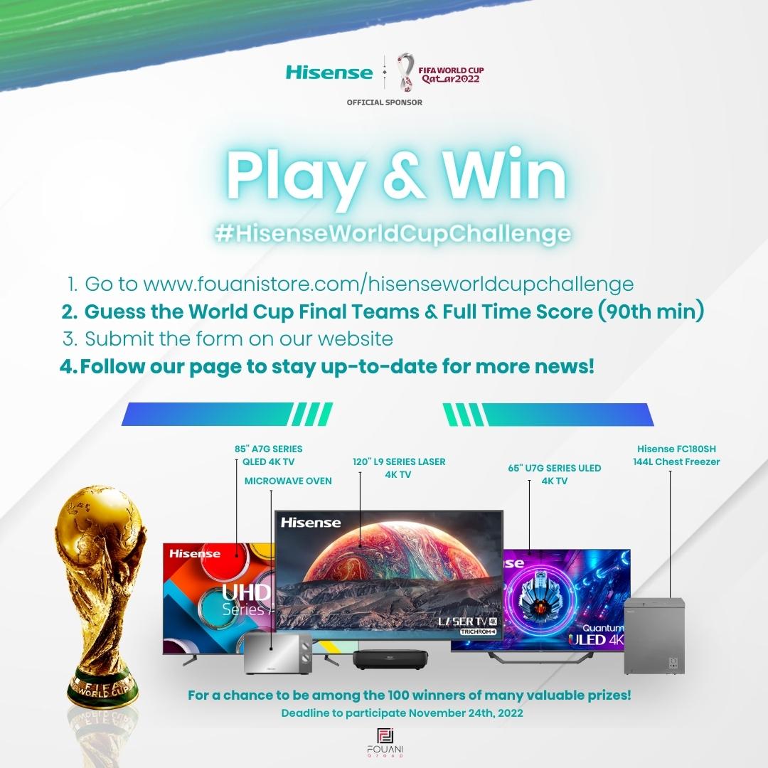 Hisense Promo for Fifa world cup Qatar 2022. - Promos in Nigeria
