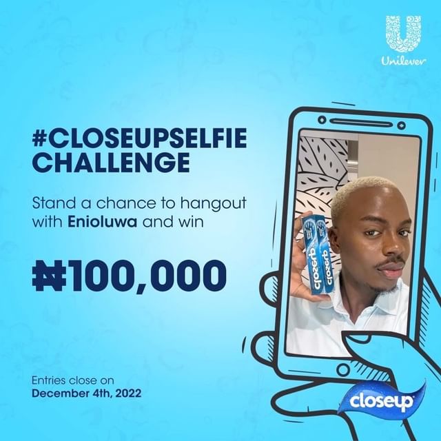 Win N100,000 in the Closeup Selfie Challenge. - Promos in Nigeria