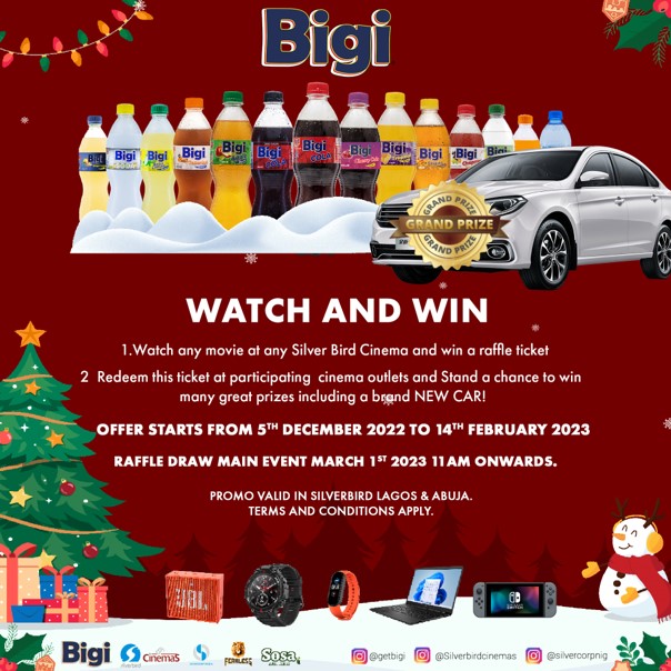 Win Amazing Prizes including a brand new car in Bigi Watch And Win ...