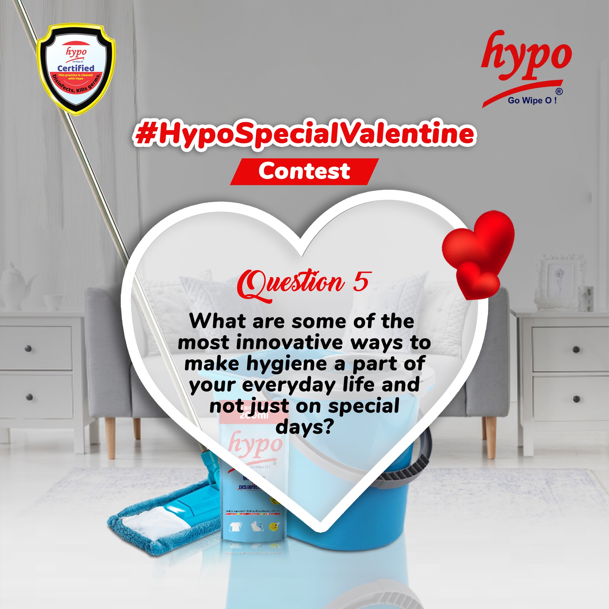 Hypo Bleach Valentine Giveaway. - Promos in Nigeria
