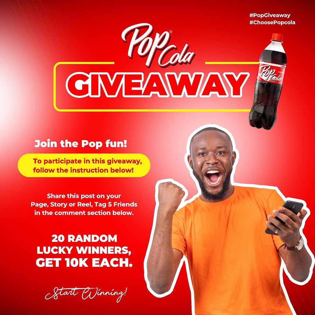 Pop Cola Fun Giveaway - Promos in Nigeria
