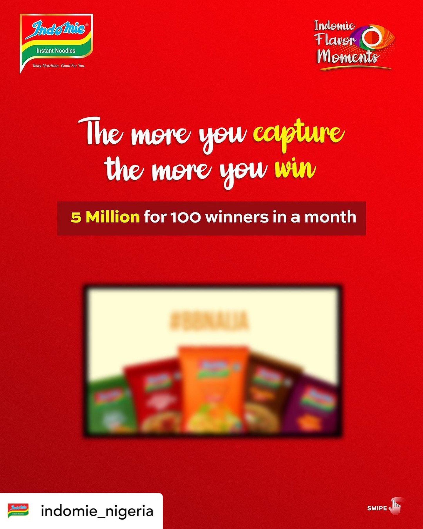 Indomie #BBNIndomieFlavourMoments - Promos in Nigeria
